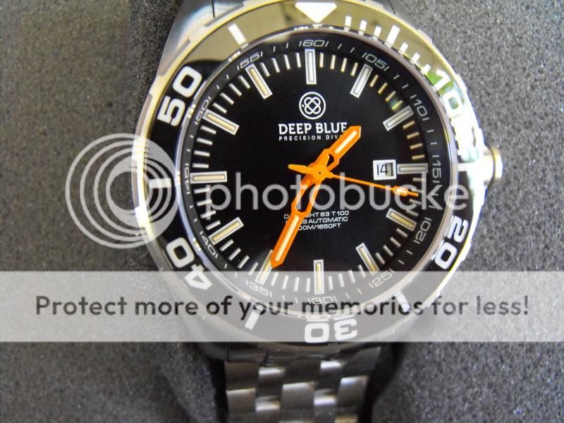 DEEP BLUE Daynight T-100 ?Swiss Automatic 63 Tritium Tubes - Sapphire ...