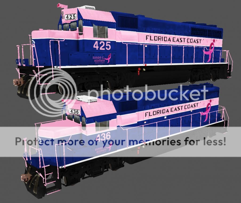 FEC GP40-2 Breast Cancer Units :)